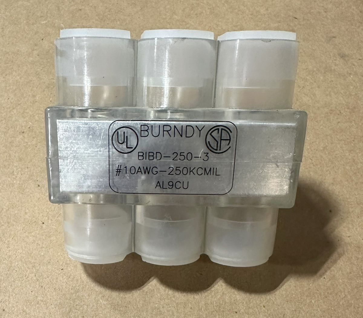 Burndy BIBD-250-3: Multiple Tap Connector 10 AWG - 250 kcmil – Ohio ...