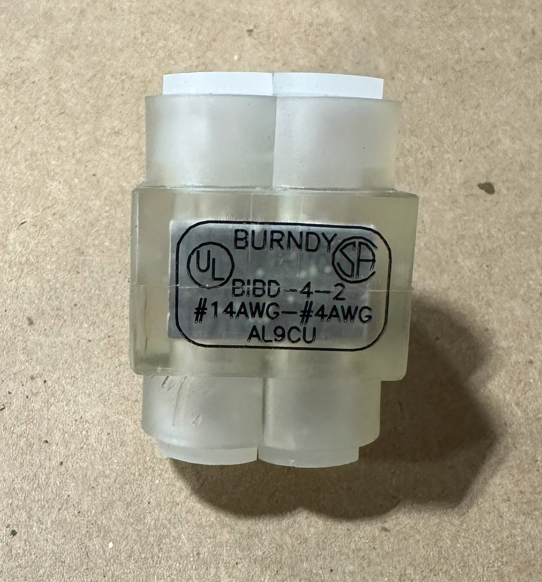 Burndy BIBD-4-2: Multiple Tap Connector 14 - 4 AWG – Ohio Electric Supply