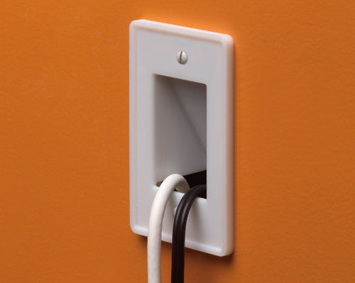 Arlington CE1: 1 Gang Cable Entry Cover Plate – Ohio Electric Supply