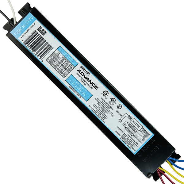 Philips ICN-2S86-SC : 2 Lamp T8 Programmed Start Electronic Ballast ...
